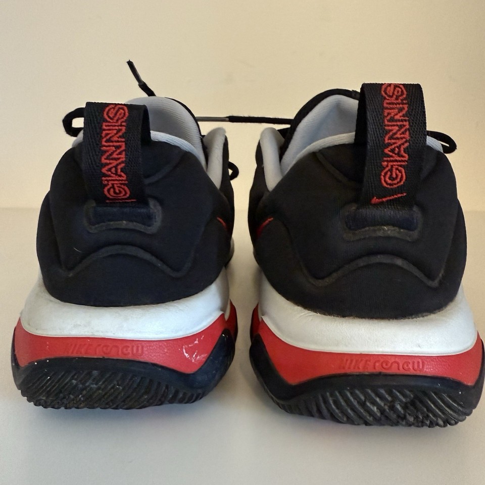 Nike Giannis Immortality 3 Black Red Basketball Men’s Shoes Size 10 ...