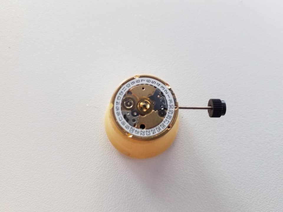 ETA 956.112 Quartz Watch Movement, Brand New with white date disc @ 3o ...