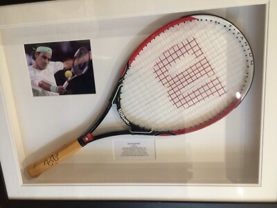 Roger Federer tennis racket Signed After Won 2008 Us Open | eBay