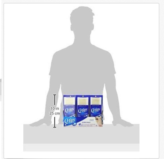 Q-tips Cotton Swabs Club Pack 625 counts Pack of 3 New in Box | eBay