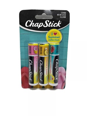 Chapstick Watermelon Lemonade Peach I Love Summer Limited Collection ...