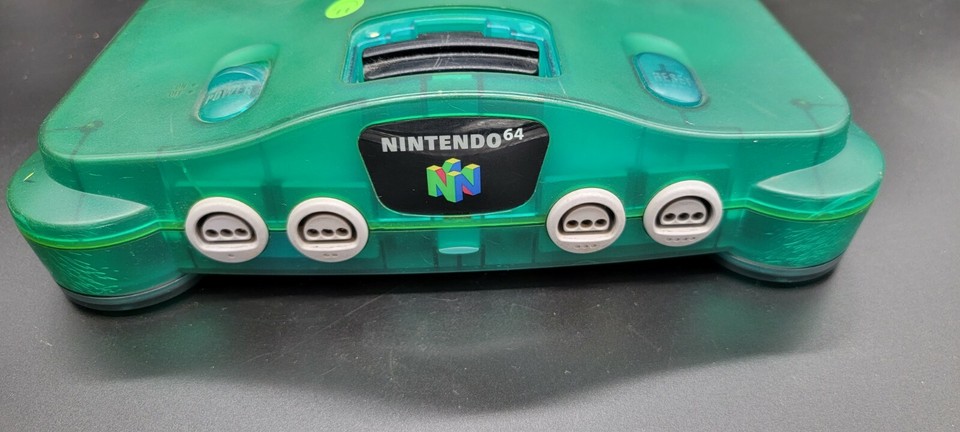 Console Only Nintendo 64 N64 Ice Blue Funtastic Clear Atomic ...