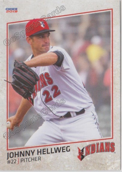 2018 Indianapolis Indians Johnny Hellweg RC Rookie Pittsburgh Pirates ...