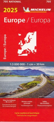 Europe Michelin Map 705 | eBay