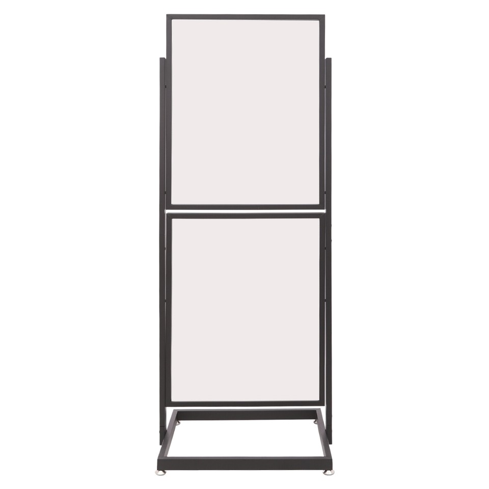 Standing Sign Holder 2 Tier Poster Stand Floor Stand Advertisement ...