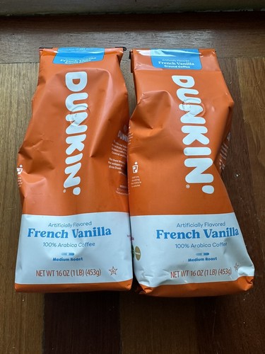 Dunkin' French Vanilla Flavored Ground Coffee!! Dunkin Donuts Delicious ...