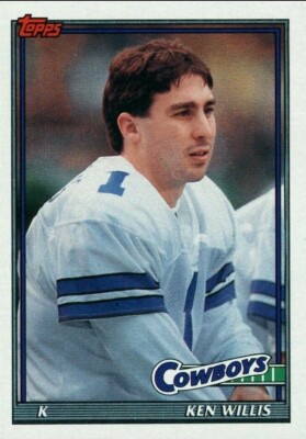 1991 TOPPS 😎 NFL Football Trading Card #370 - KEN WILLIS, Dallas ...