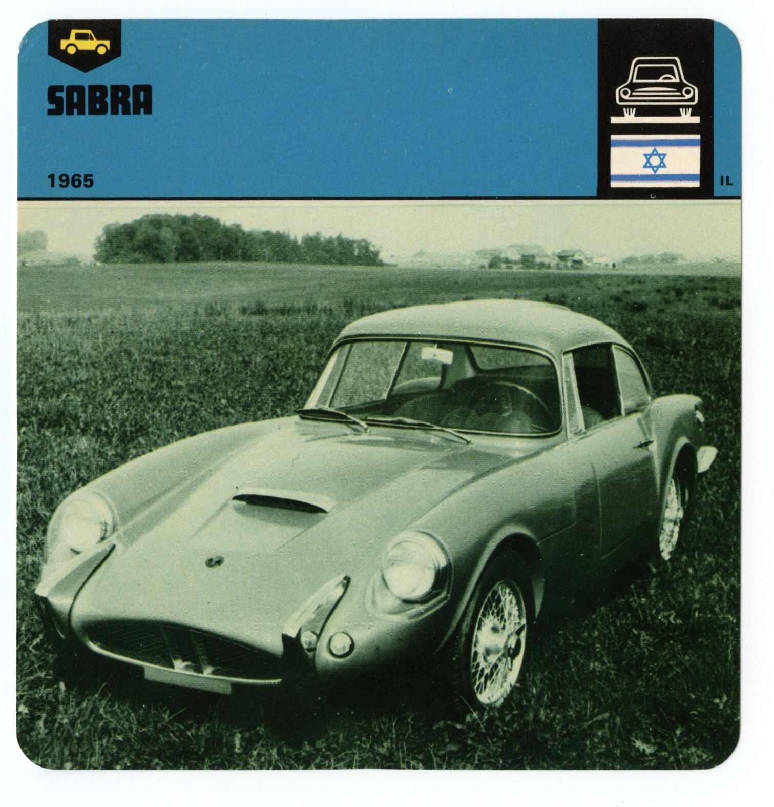 Sabra - GT / Production Car Edito Service SA Auto Rally Card | eBay