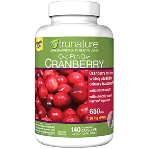 trunature Cranberry 650 mg, 140 Vegetarian Capsules (3 Pack) | eBay