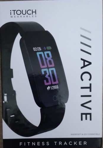 iTOUCH WEARABLES ACTIVE FITNESS TRACKER HEART RATE MONITOR ACTIVITY ...