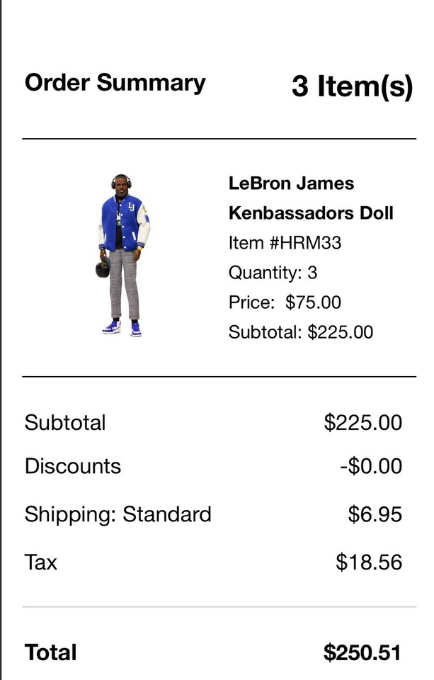 Barbie Signature LeBron James Kenbassadors Doll *Confirmed order* | eBay