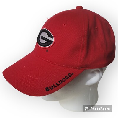 Georgia Bulldogs UGA STARTER HAT EMBRIODERED ALL OVER LOGO Adjustable ...