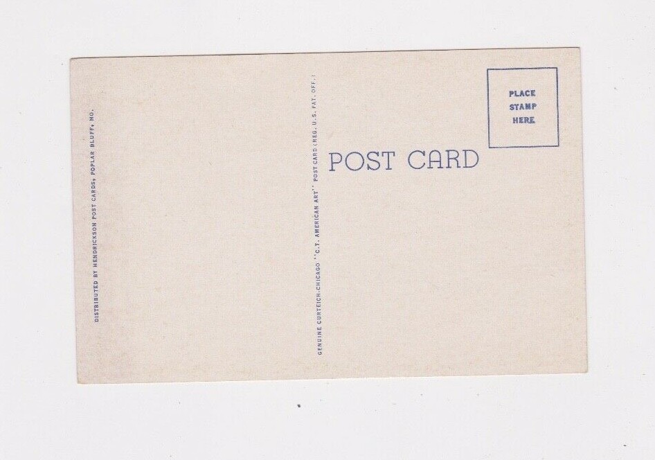 VINTAGE POPLAR BLUFF MISSOURI MAIN STREET POST CARD COCA COLA SIGN ...