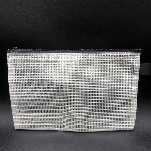 Stitch & Zip Needlepoint Blank Cosmetic Purse Project Pouch Black 6” X 9” | eBay