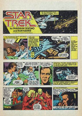 Star Trek - Capt. Kirk & Spock - full page color Sunday comic - August ...