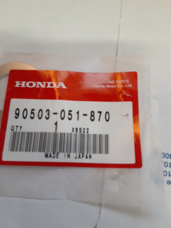 New Honda OEM Part 90503-051-870 washer | eBay