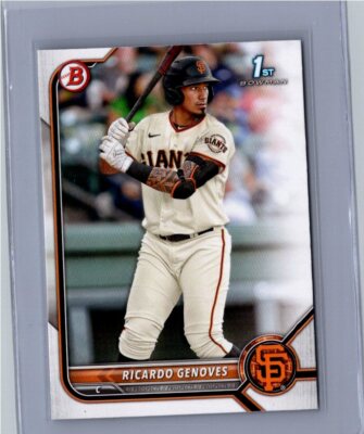 2022 Bowman #BP-60 Ricardo Genoves 1st First San Francisco Giants ...