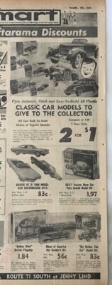 1965 newspaper ad for models - Classic Cars, Hot Rodders, My Mother the ...
