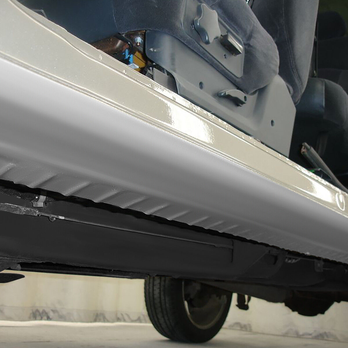 PAIR 1/8"THICK STEEL ROCKER PANEL FOR 99-07 CHEVY SILVERADO GMC SIERRA ...