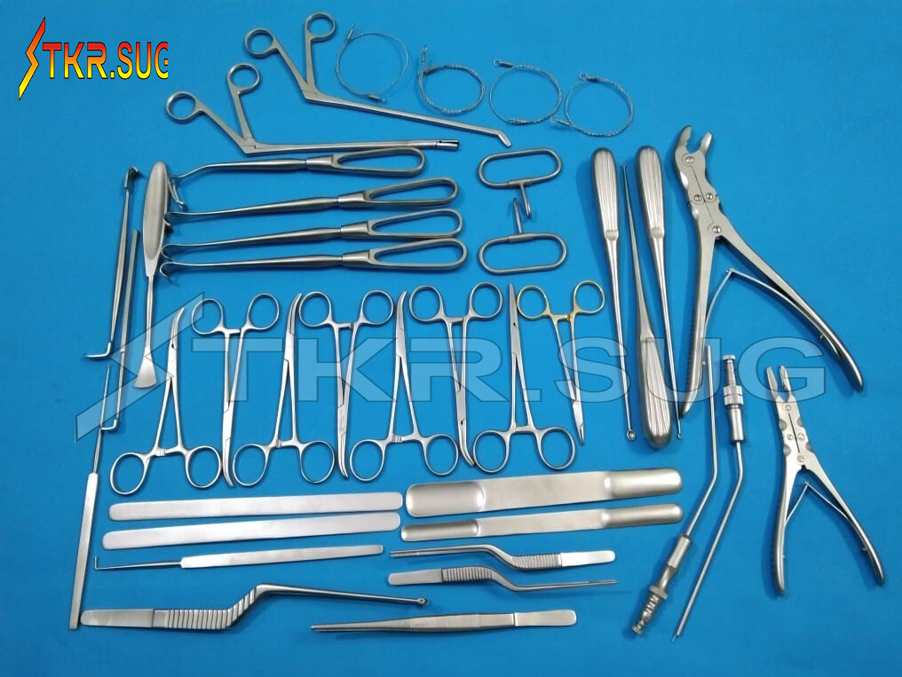 Basic Surgical Orthopedic Spine Instruments Craniotomy Set 40 PCS Best ...
