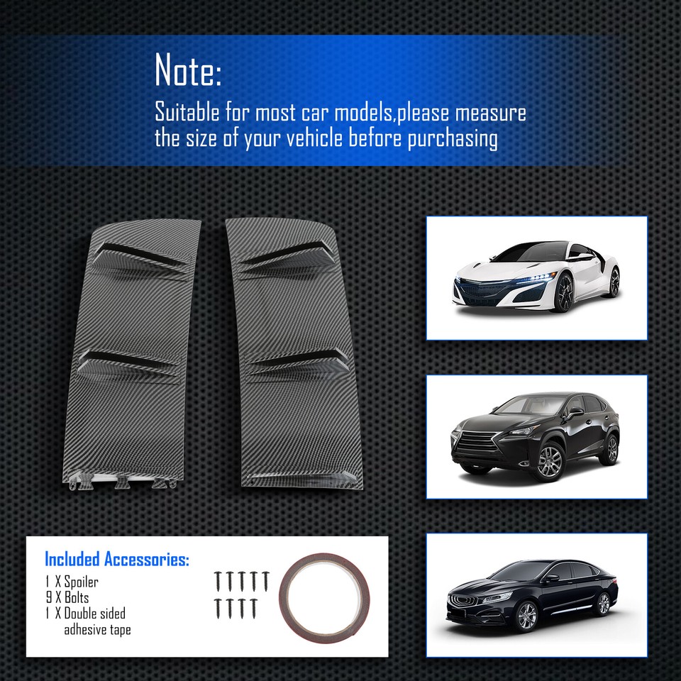 2010-2020 Ford Fusion Rear Bumper Lip Diffuser For Ford Fusion 10 Shark ...