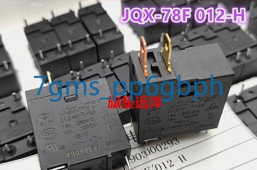5 PCS NEW JQX-78F 012-H 12V 16A ZW relay pin 4 | eBay