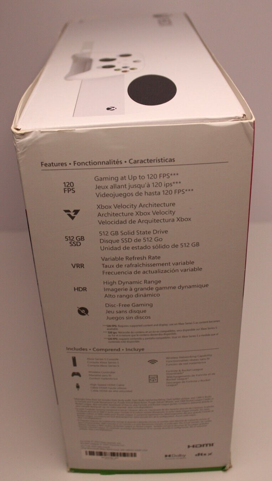 Xbox Series S Fortnite & Rocket League Console Midnight Drive Pack Dark ...