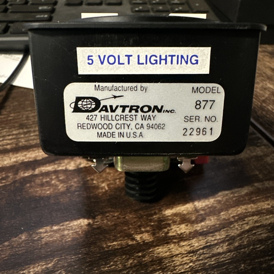 Davtron Model M877-5 Clock (chronometer) P/N M877-5V | eBay