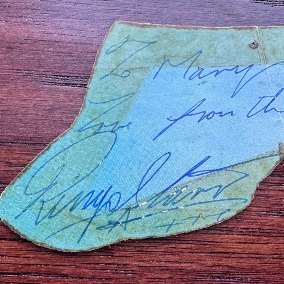 RINGO STARR * BAS * Autograph Vintage Signature Signed * “Love From The ...