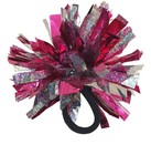 Set of 3, Wearable 2-Color 2" Metallic Pom Poms for Cheerleading, Team ...