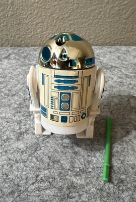 STAR WARS Vintage 1977 Original R2-D2 Pop Up Green Lightsaber No COO ...
