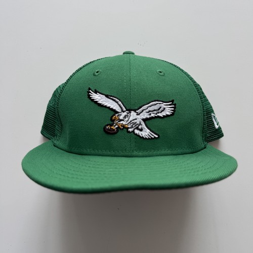 NEW ERA 59 Fifty Philadelphia Eagles Embroidered Logo Green Snapback ...