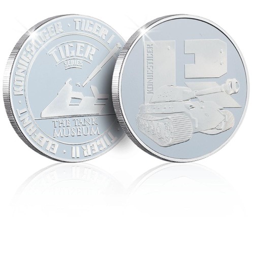 The Tank Museum World War II German Tiger Tank Complete 5 Silver Coin ...
