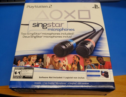 SingStar Microphones Set USB Converter for Playstation 2 | eBay