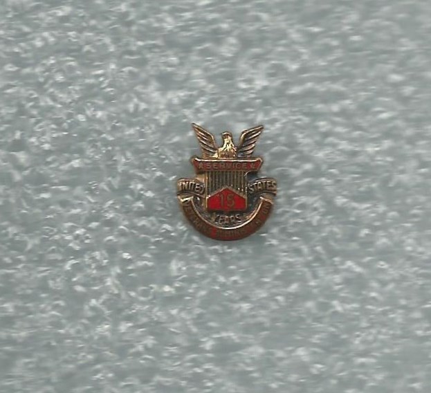 U.S. VETERANS ADMINISTRATION 15 YEAR SERVICE PIN | eBay