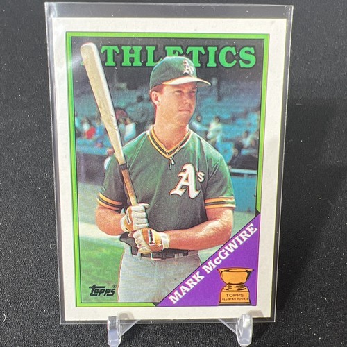 Mark McGwire Topps All Star Rookie ****Double Image Error Extra Rare ...