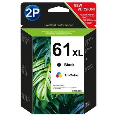 61XL 61 XL Ink Cartridge High Yield Competible for HP 61 Ink Deskjet ...