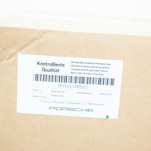 NEW PORSCHE CAYENNE 9PA REAR LEFT TAILLIGHT 95563148502 OEM | eBay