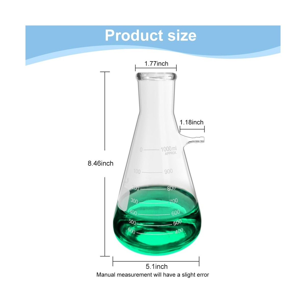 Büchner Funnel Kit 1000ml Büchner Funnel Filtering Kit - 80mm Ceramic ...