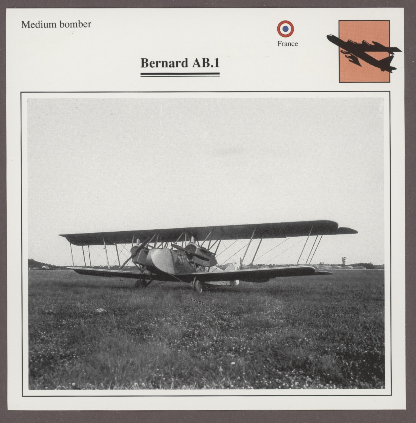 Bernard AB.1 Edito Service Warplane Air Military Card France | eBay