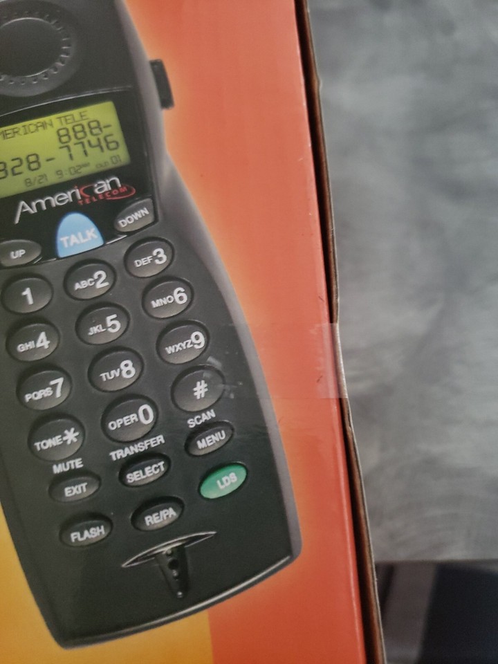 American Telecom UA2020EB 2.4 GHz Single Line Cordless Phone ...