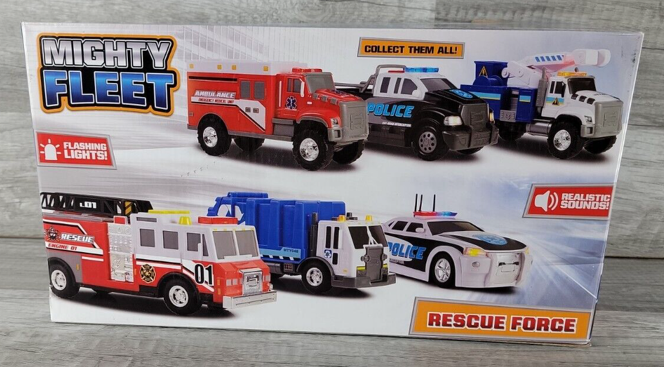 Police Cruiser MIGHTY FLEET Rescue Force Toy | eBay