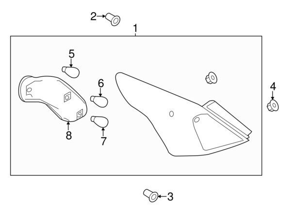 26551-3AW0A Nissan Socket assy 265513AW0A, New Genuine OEM Part | eBay