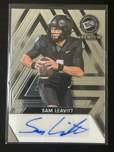 2024 Leaf Press Pass Sam Leavitt Arizona State Rookie Auto /99 | eBay