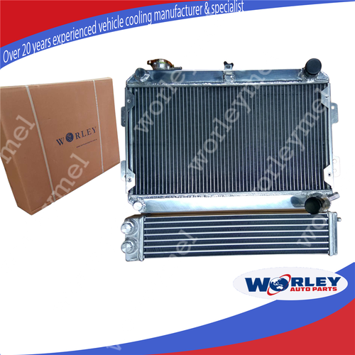 Aluminum radiator+Oil cooler for Mazda RX7 Series 1 2 3 S1 S2 S3 SA/FB ...