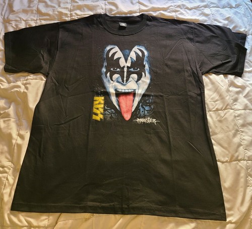 Kiss Band T-Shirt Red Tongue Black Tee Kizz | eBay