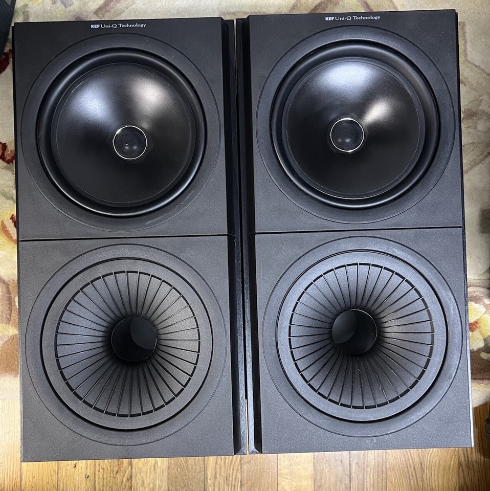 KEF Q60 Bookshelf Speakers 8” 100 W -Pair L&R Speakers | eBay