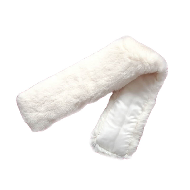 1 X Faux Fur Collar Detachable Fluffy Neck Warmer Wrap Winter Coat ...