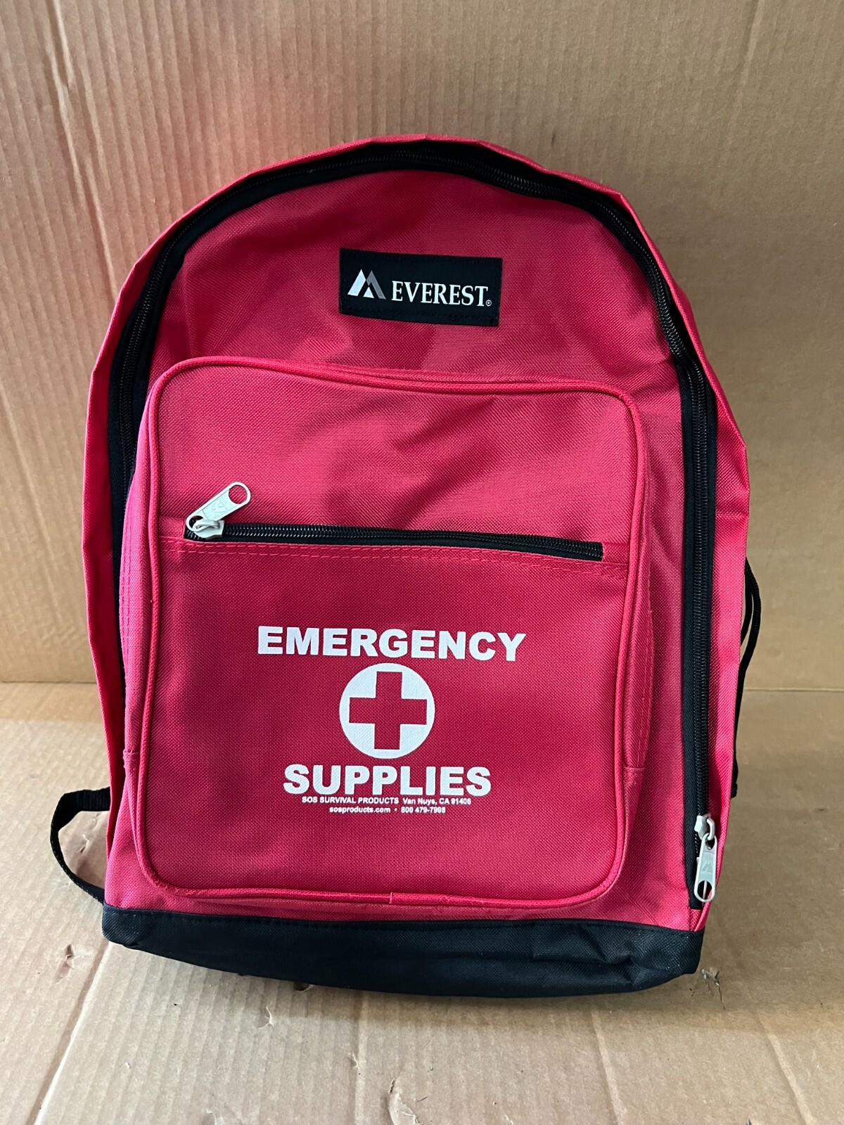 SOS Survival Emergency Response Team Backpack with Supplies Kit | eBay