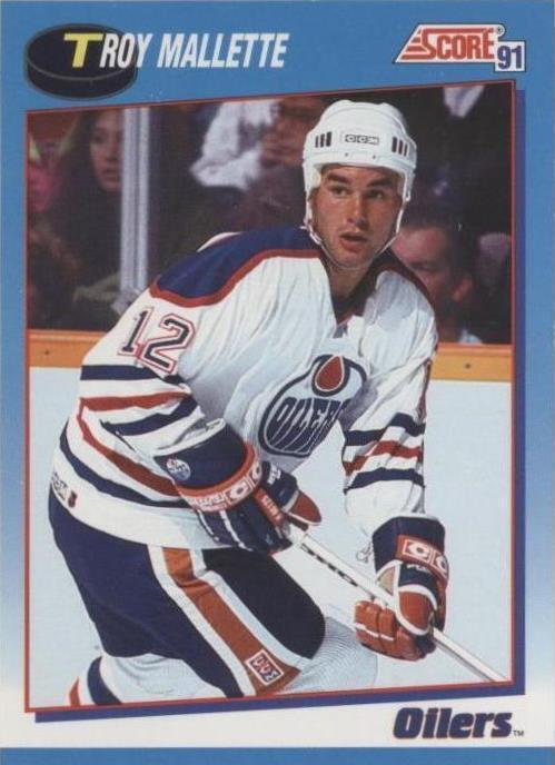 1991-92 Score Canadian - Troy Mallette #601 Bilingual for sale online ...